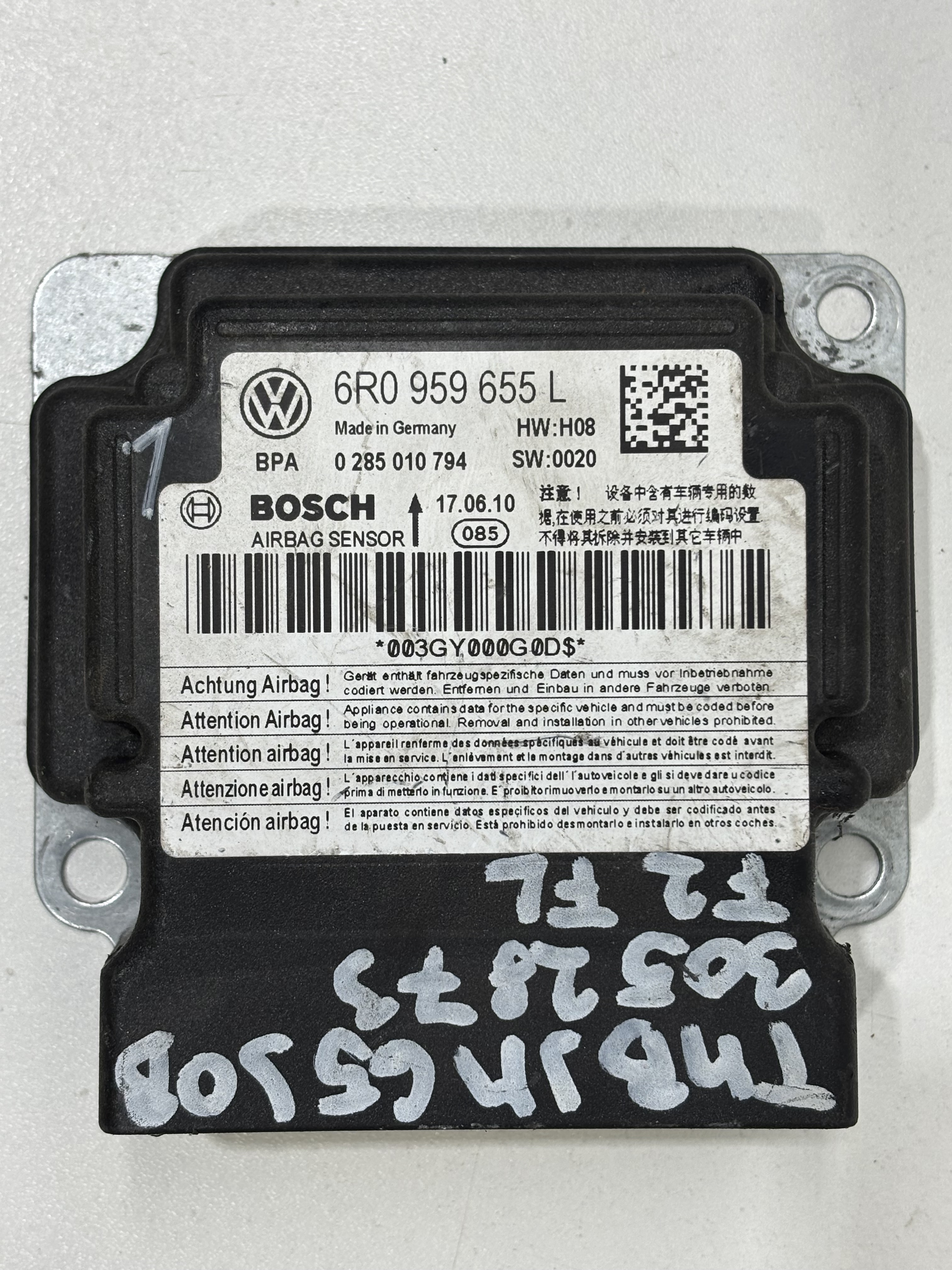 Řídící jednotka airbagu 6R0 959 655 L Škoda/VW | CAR-PARTNER