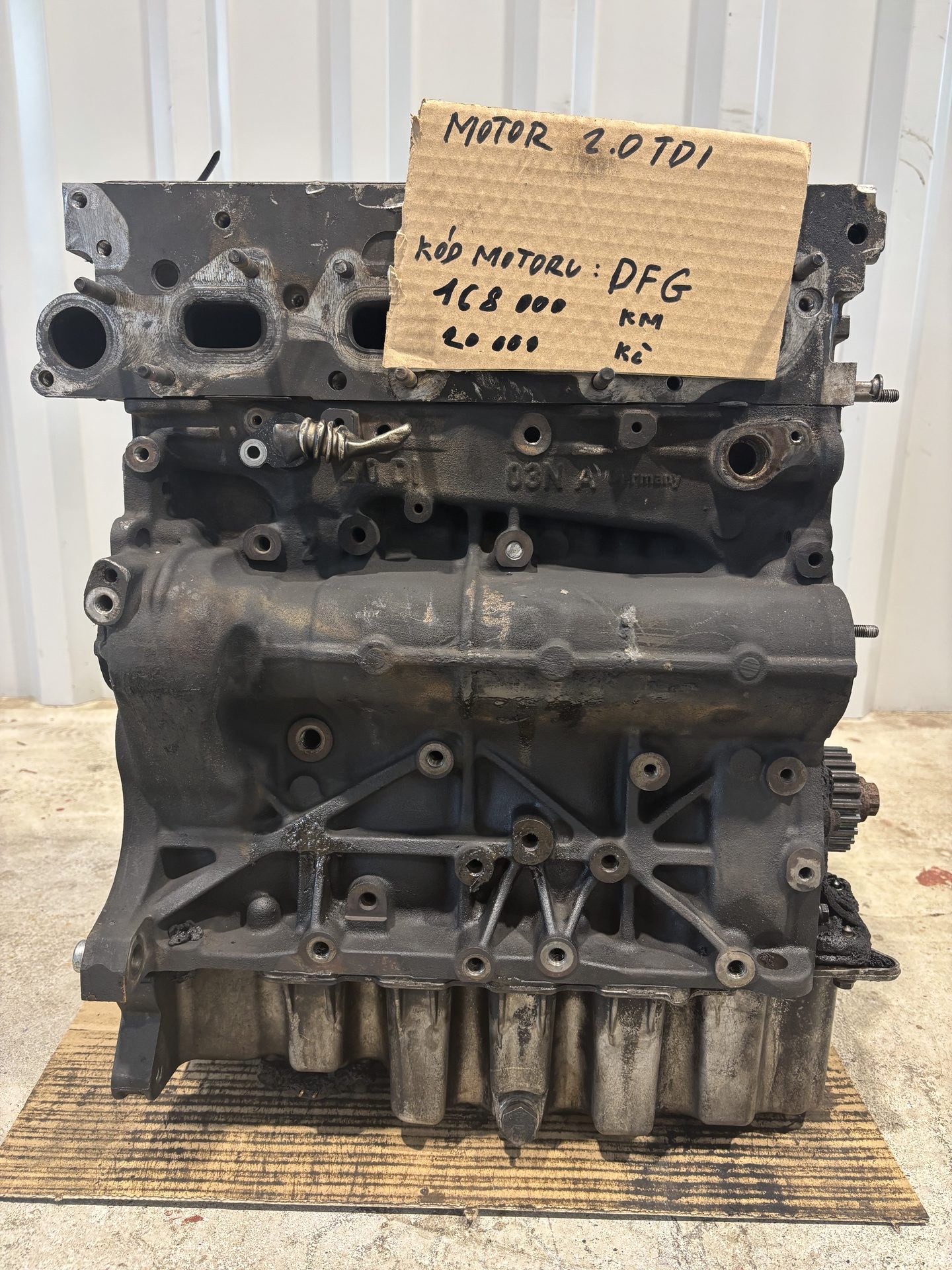 Motor 2.0 TDI kód DFG | CAR-PARTNER